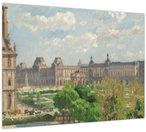 Obraz - Camille Pissarro, Place du Carrousel, Paris, reprodukce (70x50 cm)