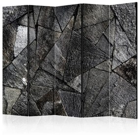 Paraván Pavement Tiles (Grey) Dekorhome 225x172 cm (5-dílný)