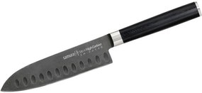 Kuchyňský nůž samura mo-v stonewash nůž santoku 14 cm (sm-0093b)