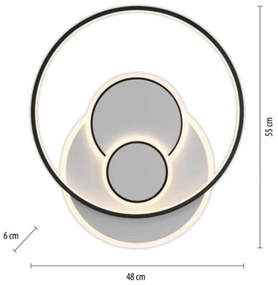 Paul Neuhaus 6392-16 - LED Stropní svítidlo MAILAK LED/27W/230V