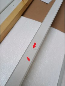 Bílá jednolůžková postel bez roštu 90x200 cm Nikki - II. jakost – WOOOD