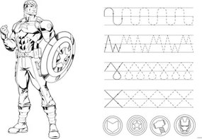 Trefl - Puzzle - Oboustranné puzzle Avengers SUPER MAXI / 24 dílků / 6