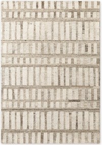 Krémový ručně tkaný vlněný koberec 80x150 cm Boho 1.0 Linara – Vikosa