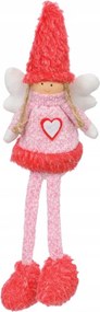 Vánoční figurka anděla s visícíma nohama 34 cm