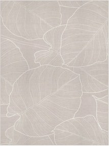 Vinylová rohožka's protiskluzovou vrstvou Hojas Beige