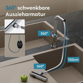 design kuchyňská baterie DOPORRO Turnix 2