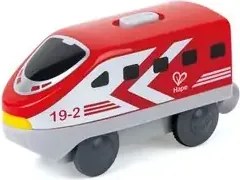 Hape Lokomotiva Intercity na baterie červená / od 3 let