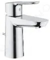 Grohe BauEdge - Umyvadlová baterie s výpustí, chrom 23328000