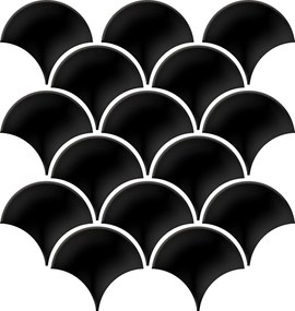 CERAMIKA BIANCA DEKOR MIX SLATE BLACK SLATE GLOSSY MOSAIC 31,5x30 - 164287
