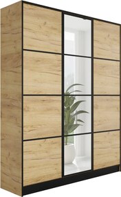Šatní skříň s otevíracími dveřmi EDEN v2 3D Craft Dąb
