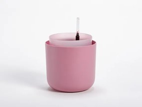 Samozavlažovací květináč Tolita růžová 19 cm