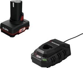 Parkside® Sada akumulátoru 4 Ah Papk 12 B4 a rychlonabíječky Plgk 12 6.0 B1, 2dílná