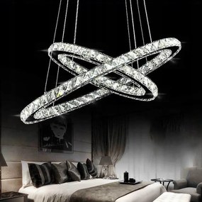 Toolight - LED stropní svítidlo + dálkové ovládání APP418-CP, chromová, OSW-65016