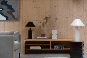 TV stolek v dekoru dubu v přírodní barvě 160x45x40 cm Brave – Zuiver