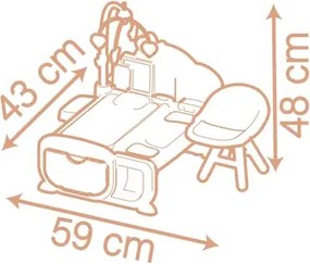 SMOBY Hrací centrum Baby Nurse Cocoon Nursery / od 3 let