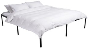 Kovová Postel Hamlin - 200 x 180, v 41 cm - Černá