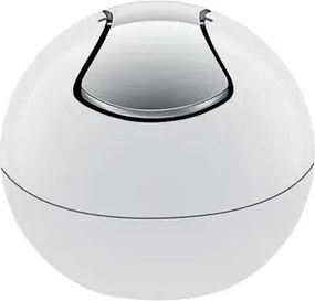 Spirella BOWL mini výklopný odpadkový koš 1 L bílý / plast