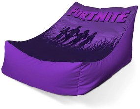 Sablio Sedací vak Lounge FORTNITE Fialová silueta - 120 x 100 x 80 cm