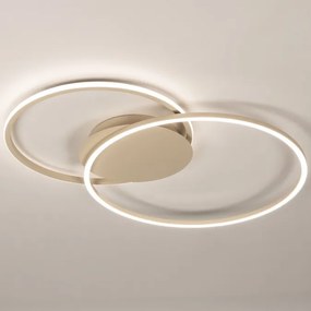 Stropní stmívatelné LED svítidlo Omega 750 Taupe Big