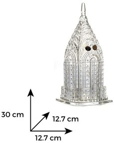 KŘISTÁLOVÁ MISKA BOHEMIA EMPIRE STATE 30CM
