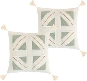 Bellatex Povláček PERU SET 2ks Béžová 40x40 cm