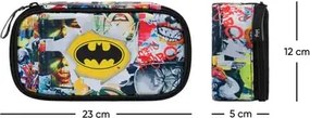BAAGL Penál etue Skate Batman Komiks / 23x12x5 cm
