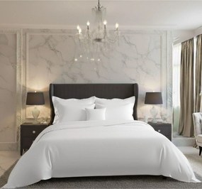 Saténové povlečení LUXURY COLLECTION bílé - 1x 140/220, 1x 70/90cm