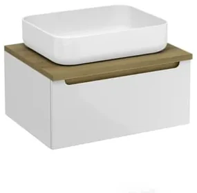 Koupelnová skříňka pod umyvadlo Naturel Stilla 60x30x45 cm bílá STILLAD06007DBK