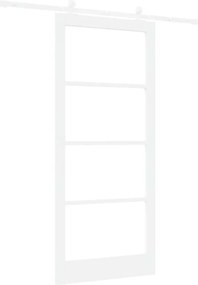 Posuvné dveře ORKDAL 93 x 211 cm Masivní borové dřevo a sklo 3332066