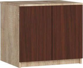 Nástavba na skříň S60 dub sonoma/wenge
