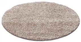 Ayyildiz koberce Kusový koberec Dream Shaggy 4000 beige kruh Béžová - 120x120 (průměr) kruh cm