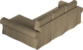 Potah na pohovku IKEA Backabro rozkládací se šezlongem barva béžová látka pletený vzor, vzorované