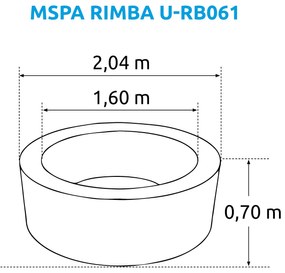 Marimex MSpa Rimba U-RB061 11400252