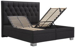 Postel Kristin 180x200 tmavě šedá
