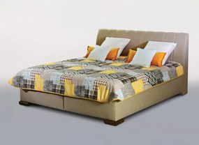 NEW DESIGN postele Zvýšená čalouněná postel CASSA s úložným prostorem, 180×200 cm Velikost postele: 180 × 200 cm