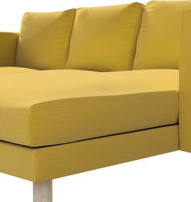 Potah na pohovku IKEA Norsborg 3-místná se šezlongem barva žlutá látka sametová