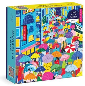 Galison Puzzle Deštníková ulička 1000 dílků