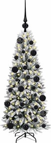 Umělý vánoční stromeček Bílá 120 cm PVC, plast, ocel a PE 3396022