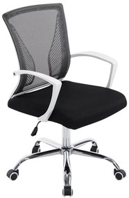 Kancelářská židle Tracy, podnož chrom - Černá