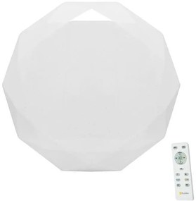 Stropní světlo led stmívatelné stropní svítidlo diamant led/50w/230v + dálkové ovládání