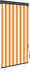 vidaXL Venkovní roleta 80 x 250 cm [145950] Barva: oranžová a bílá