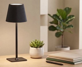 Stolní lampa REBEL RB-6304-B , dotyková, regulace, USB-C, černá
