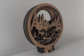 Li-Go "V lese" lampa 20x22 cm provedení povrchu: ořech