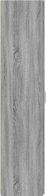 Skříň highboard šedá sonoma 45 x 42,5 x 185 cm kompozitní dřevo 3281411