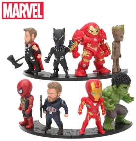 Figurky Marvel s podstavcem 8 KS