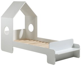 Bílá lakovaná dětská postel Vipack Casami 90 x 200 cm