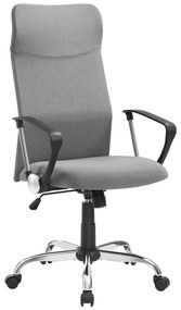 Kancelářská židle, ergonomická otočná židle, šedá