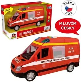 MaDe 10857 - Hašičská dodávka na setrvačník se zvukem