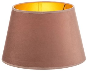 Stínidlo na lampu Cone výška 18 cm, růžová/zlatá