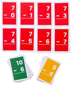 Bigjigs Toys Kartičky odčítání 1-10